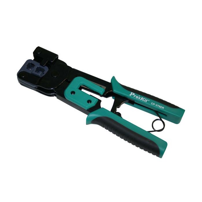 Eclipse Tools Pro'sKit Ratcheted Modular Plug Crimper