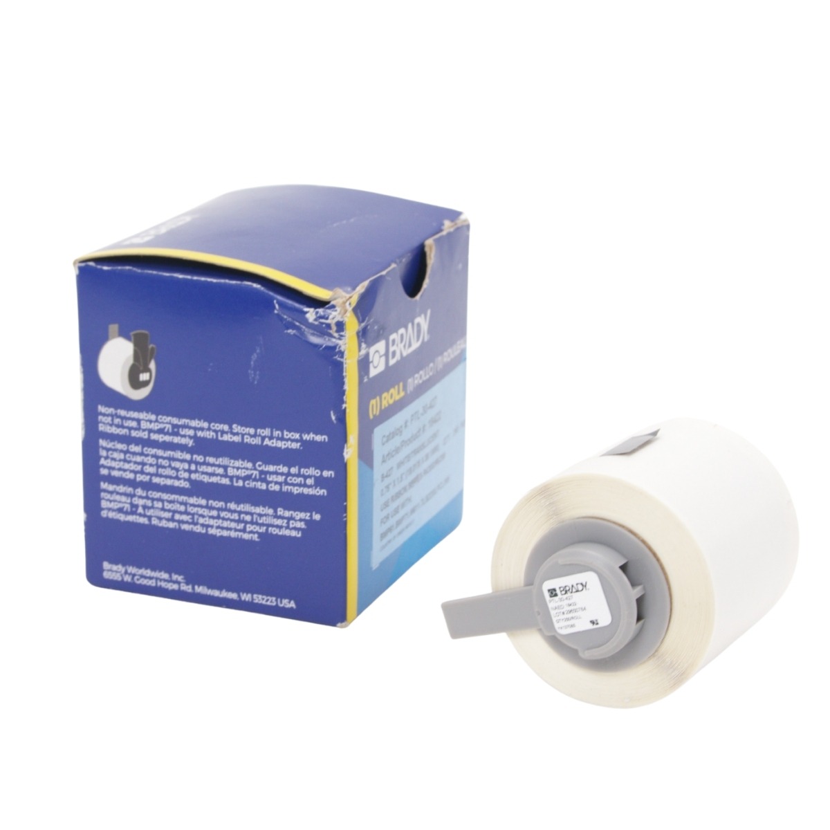 Brady PTL-30-427 – Self-Laminating Vinyl Wire Labels 0.75" × 1.5"