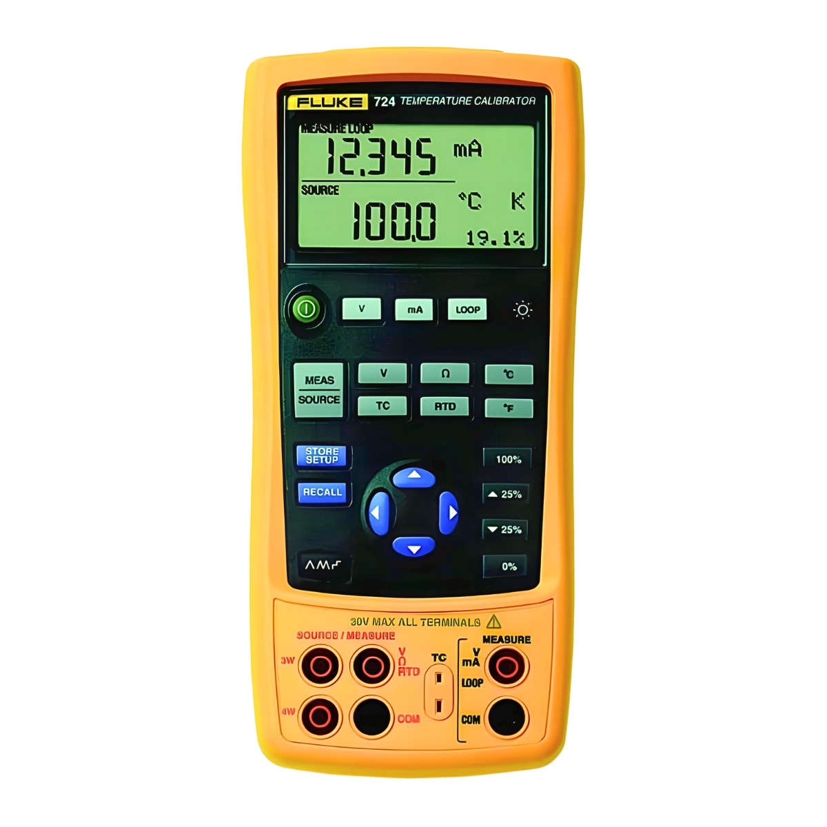 Fluke 724 – Temperature Calibrator for RTDs and Thermocouples