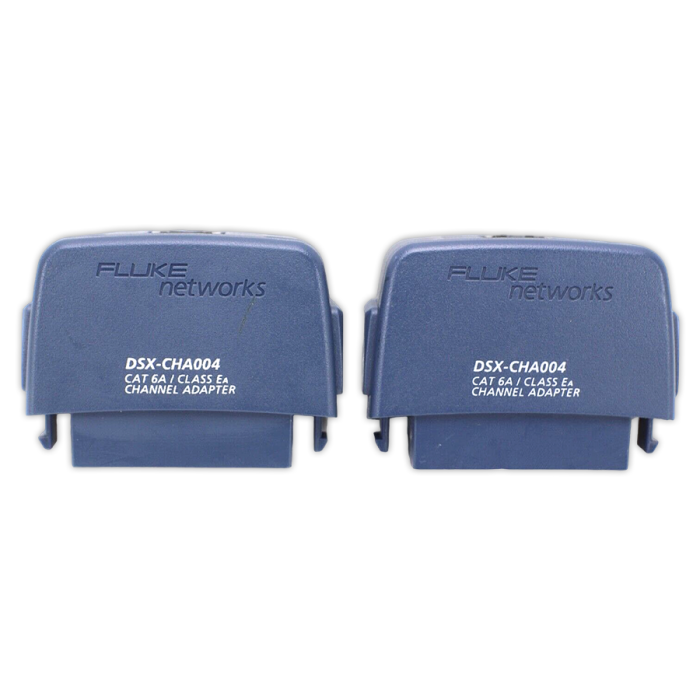 Fluke Networks DSX-CHA004 DSX-CHA004S Cat 6A Channel Adapter Set of 2