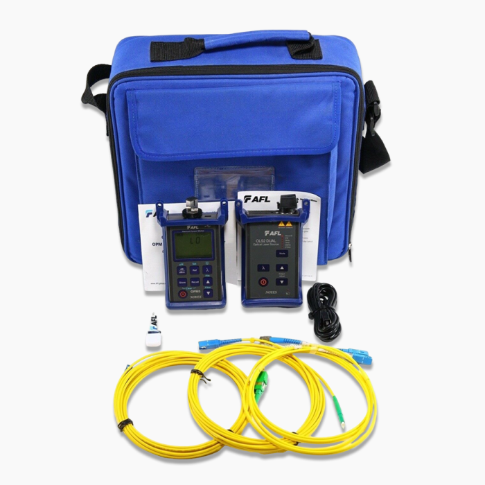AFL Noyes OPM5 OLS2D SM Fiber Loss Test Set OPM 5-3C OLS2-Dual