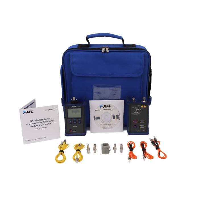 AFL Noyes SMLP4-4 Fiber Optic Loss Test Kit | SM/MM 850-1550nm, 300hr ...