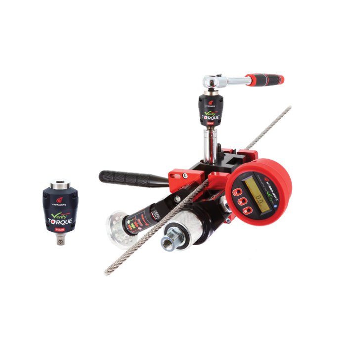 Hydrajaws M35+ Safety Lifeline Cable Tester KIT 2 – Dual Load Digital ...