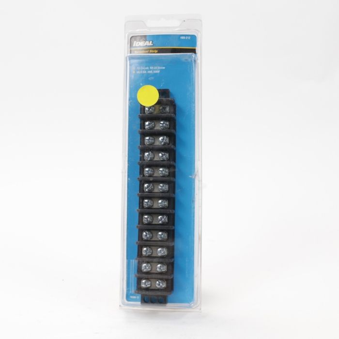 IDEAL 89-212 Terminal Strip – Heavy-Duty 12-Pole Wire Termination