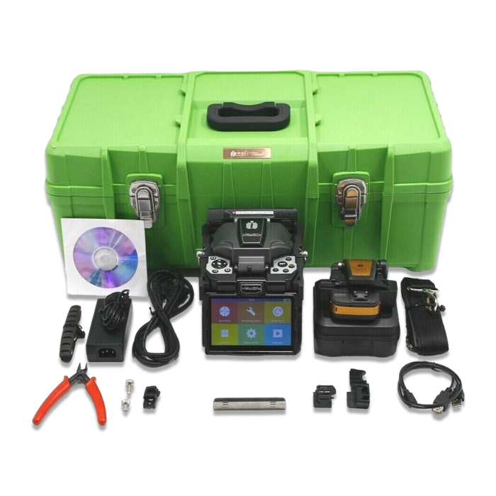 INNO View 5 Pro SM MM Core Alignment Fiber Fusion Splicer w/ V11 Cleaver