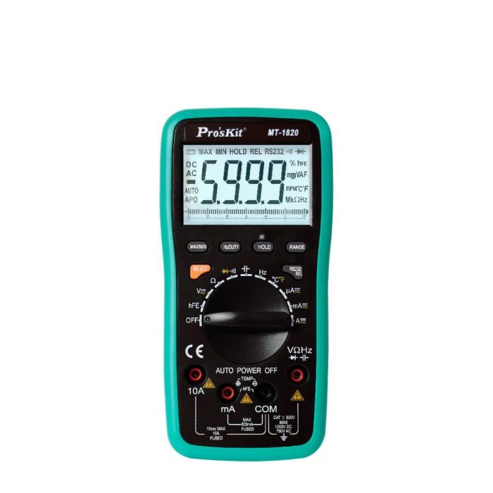 Eclipse Tools Pro'sKit 3-5/6 digits 5999 Counts Dual Display Digital ...