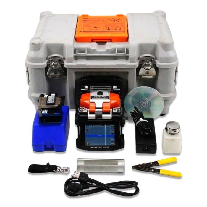 Sumitomo TYPE-71C Direct Core Fusion Splicer w/FC-6S-C Cleaver 4409 Splice Count