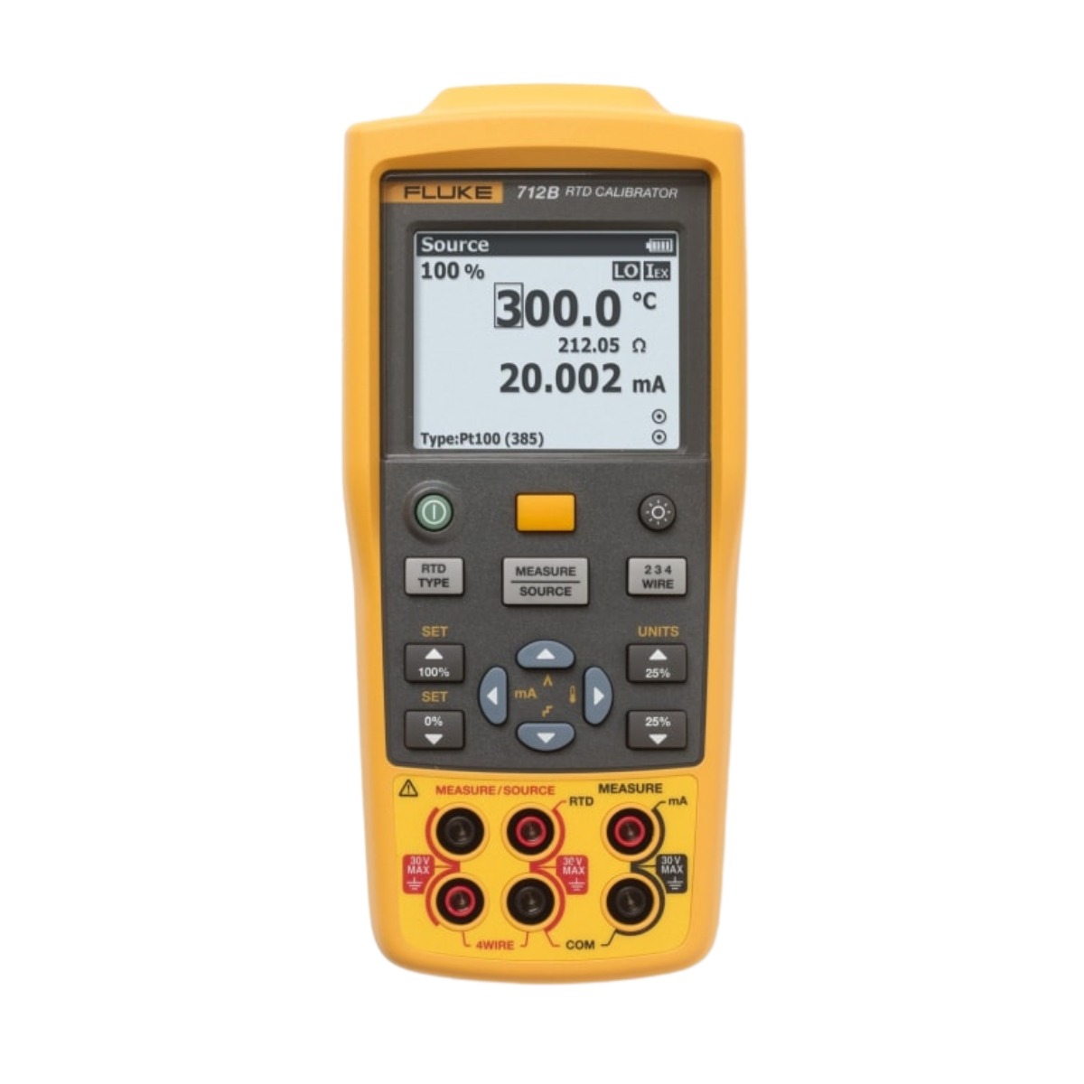 Fluke 712B – RTD Temperature Calibrator with 13 RTD Types