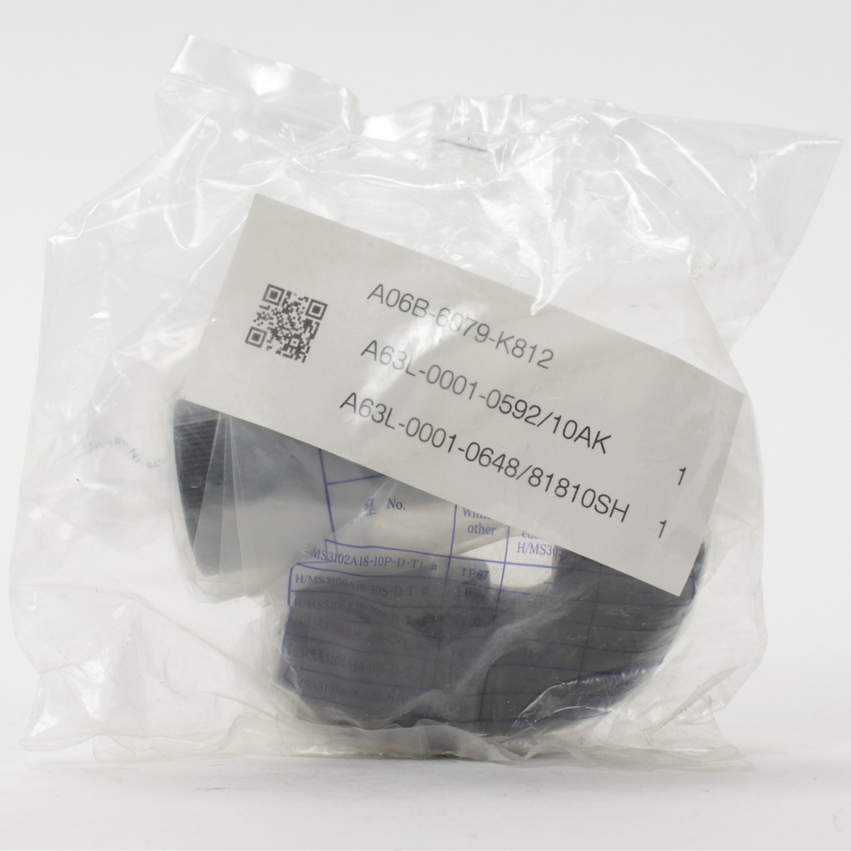 Fanuc A06B-6079-K812 – 4-Pin Right-Angle Servo Motor Connector
