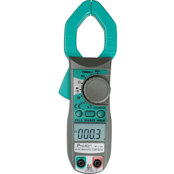 Pro'sKit AC/DC Digital Clamp Multimeter | Resistance, Frequency ...