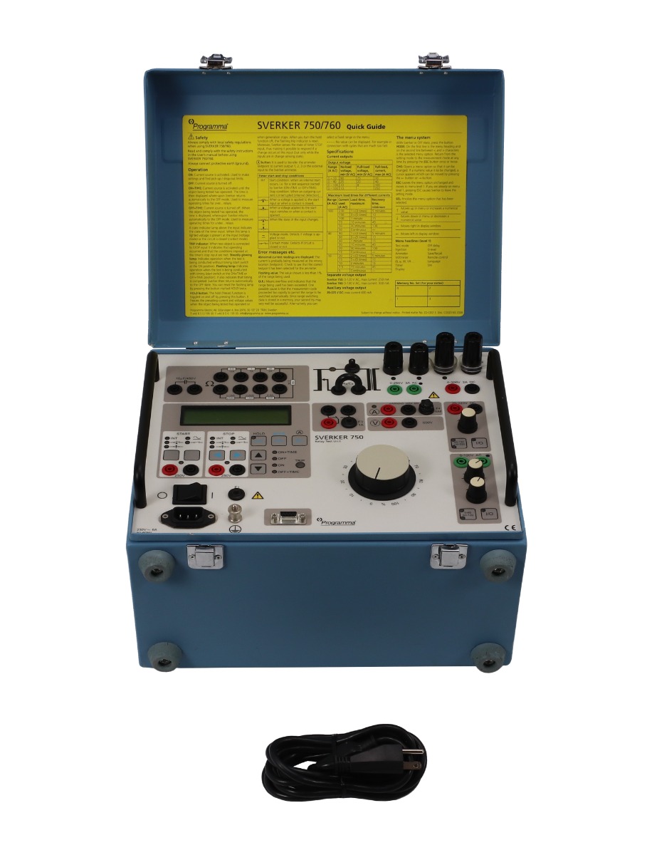 Megger Programma SVERKER 750 Relay Test Unit 230V