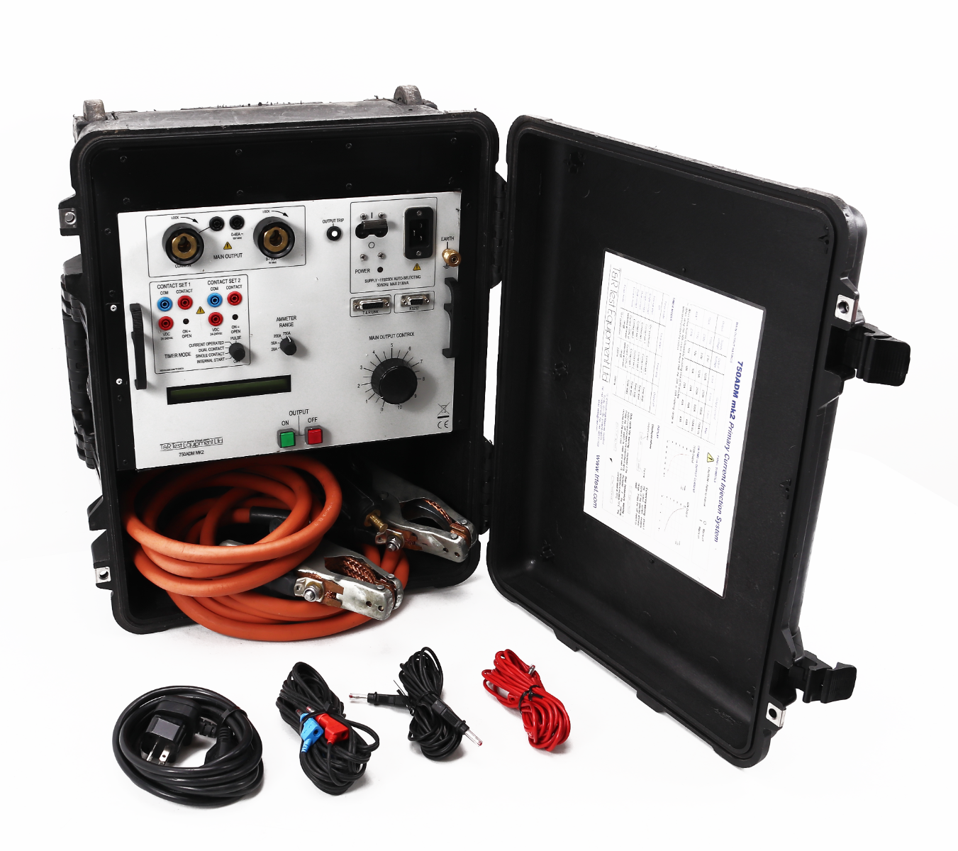 T&R Test Equipment 750ADM MK2 Primary Current Injection Test Set