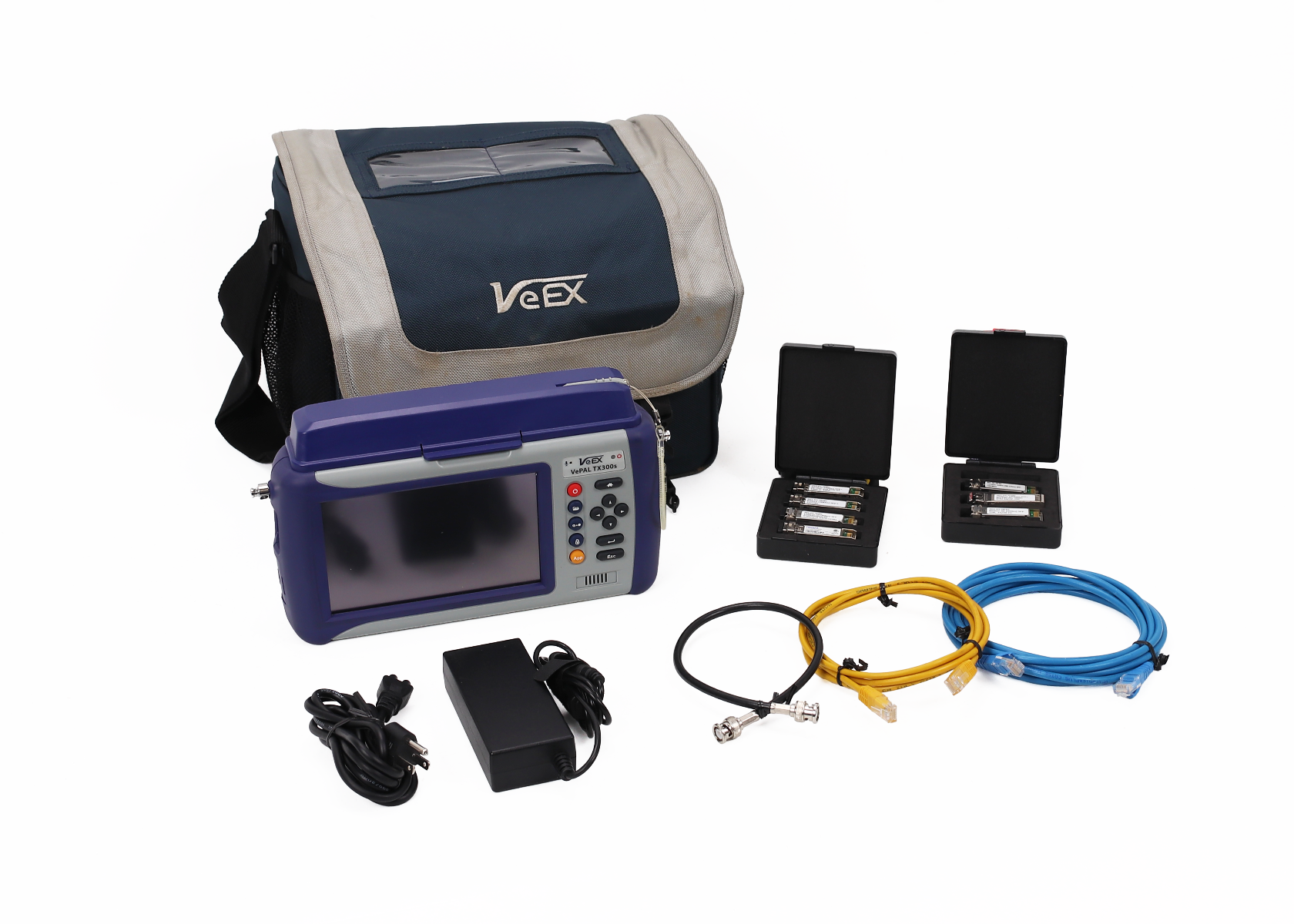 VeEx VEPAL TX320s TX300s SM The dual SFP+ interface for bi-directional ...